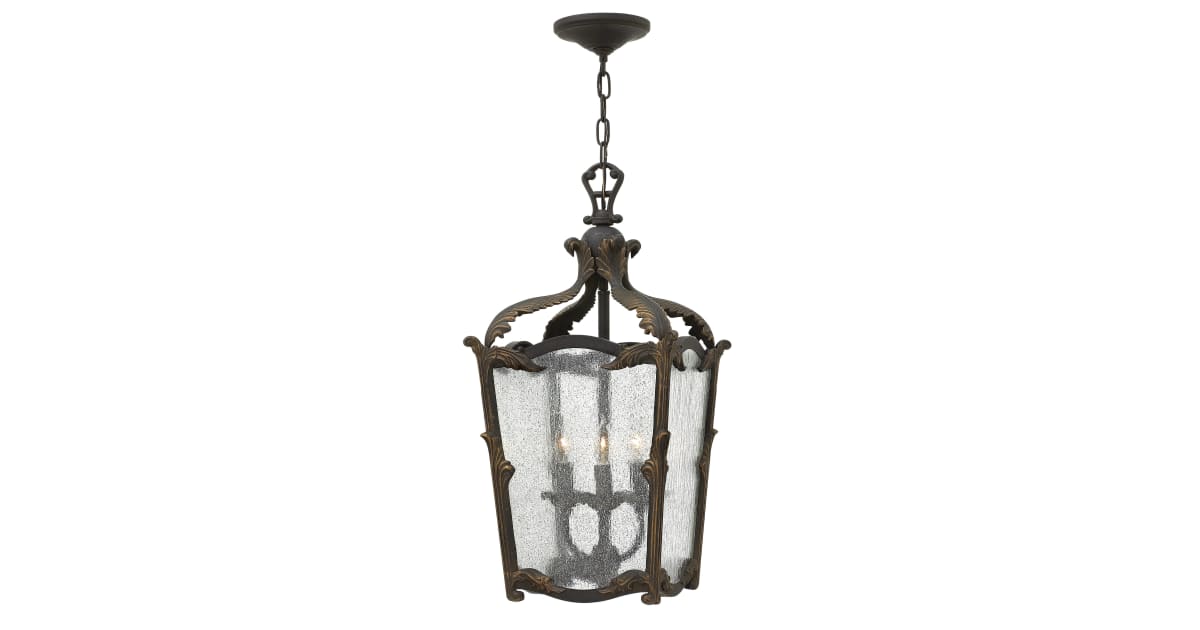 Hinkley Lighting 4523AI 3 Light Full Sized Foyer Pendant from the ...