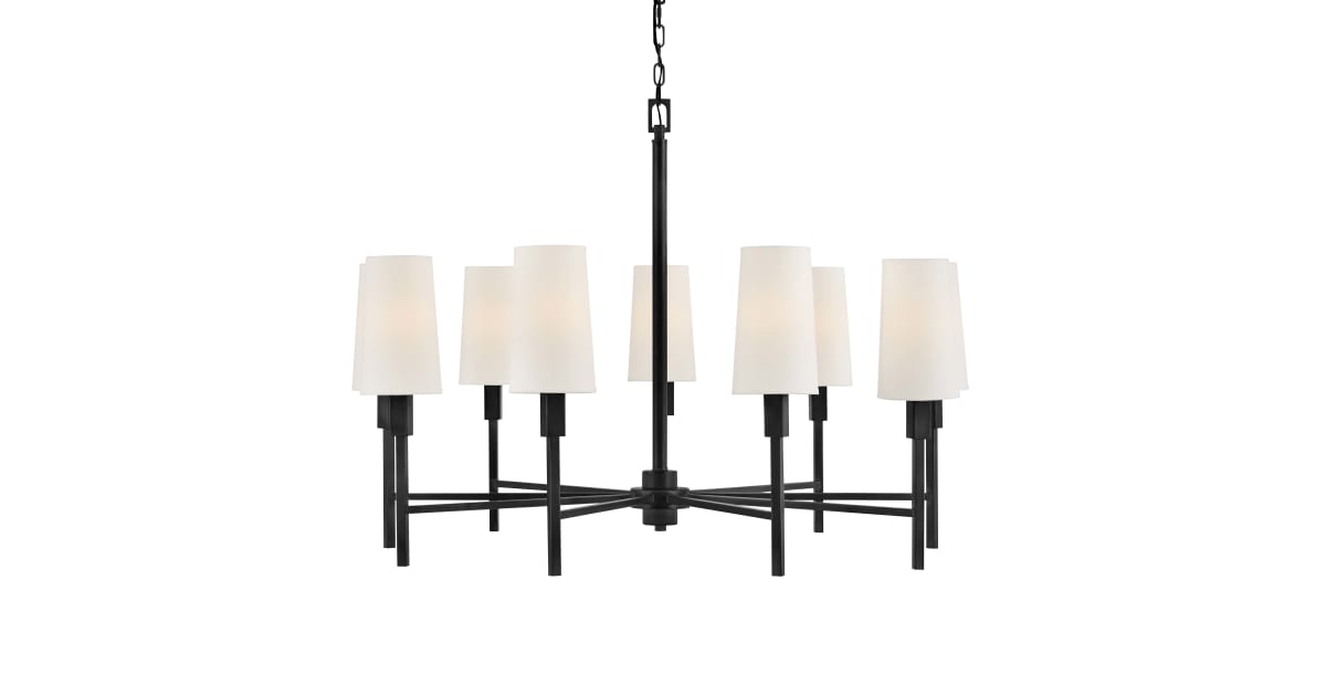 Hinkley Lighting 46456BK Fenwick 9 Light 42" Wide Chandelier | Ferguson ...