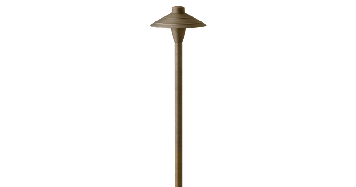 Hinkley Lighting 16001MZ 12v 20w Solid Brass 23.5" Tall Ribbed Canopy ...