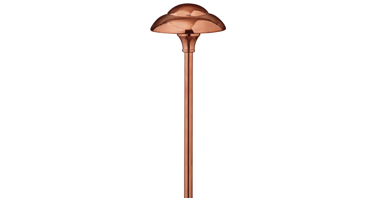 Hinkley Lighting 1572CO Contemporary / Modern Solid Copper Landscape Lighting Path Light ...