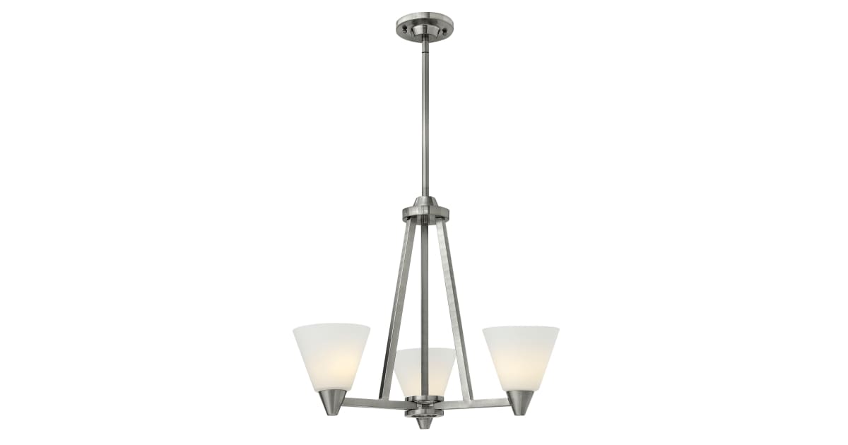 Hinkley Lighting 3663BN Dillon 3 Light 1 Tier Chandelier | Ferguson Home