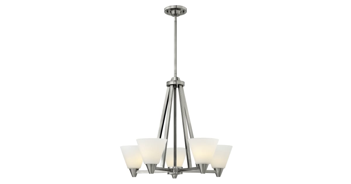 Hinkley Lighting 3665BN Dillon 5 Light 1 Tier Chandelier | Ferguson Home