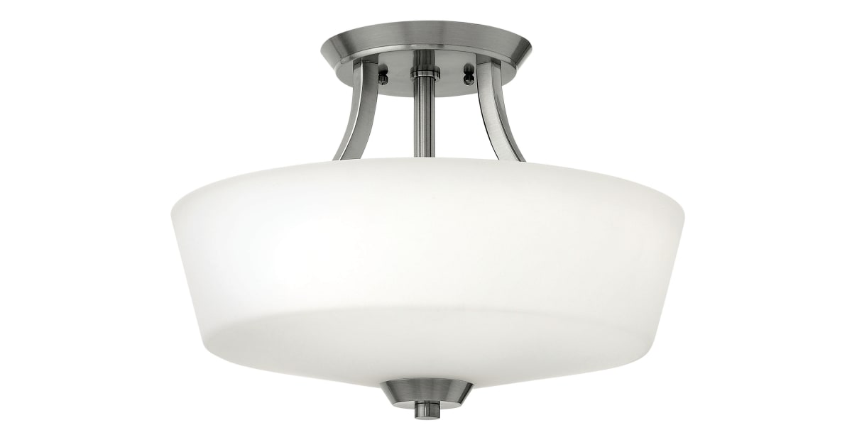 Hinkley Lighting 3961PL 3 Light Indoor Semi-Flush Ceiling Fixture from ...