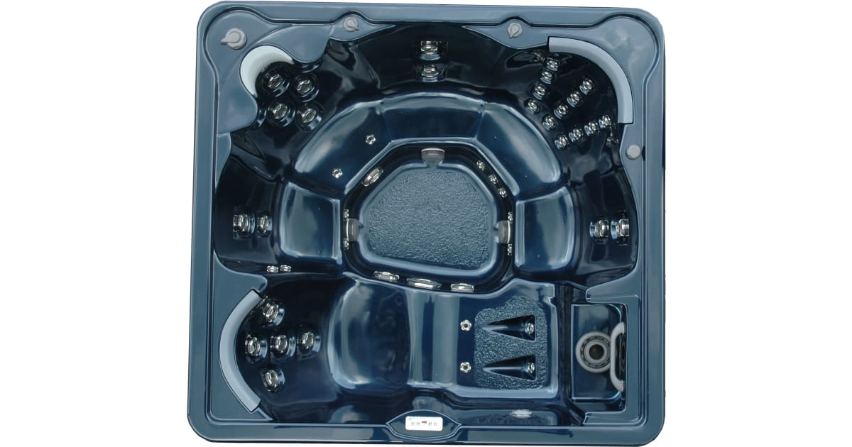 Home and Garden Spas X-6 Six Person Hot Tub with 81 Jets, LED Lighting ...