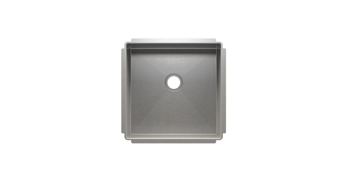 Home Refinements by Julien 003931 J7 16-1/2" Undermount Single Basin ...