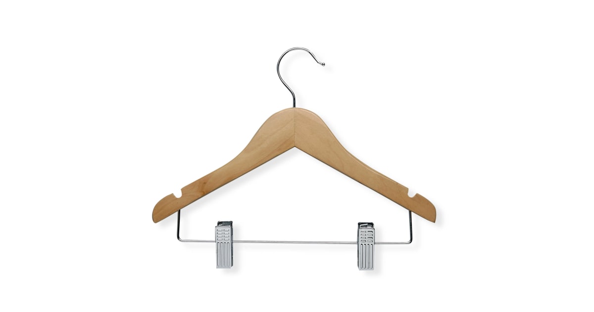 Honey-Can-Do HNG-01225 5-Pack Kid's Basic Hanger with Clips | Ferguson Home