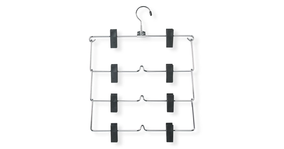 Honey-Can-Do HNGT01188 2-Pack Four-Tier Fold-Up Skirt Hanger | Ferguson ...