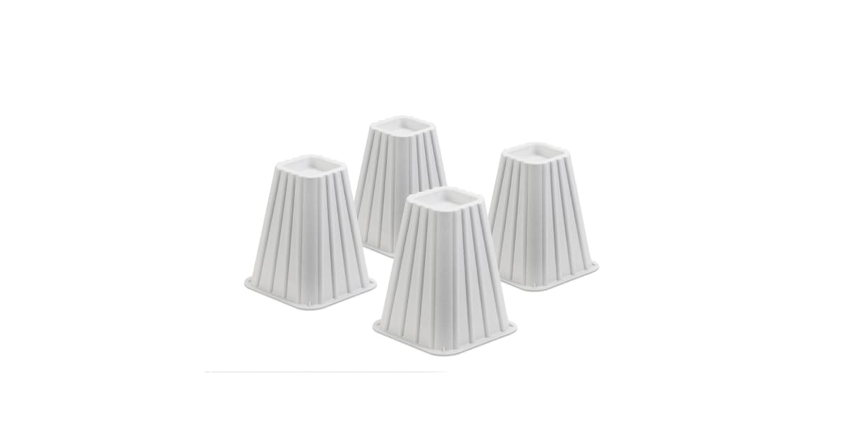 Honey-Can-Do STO-01006 4-Pack 7-1/2 Inch Tall Bed Risers | Ferguson Home