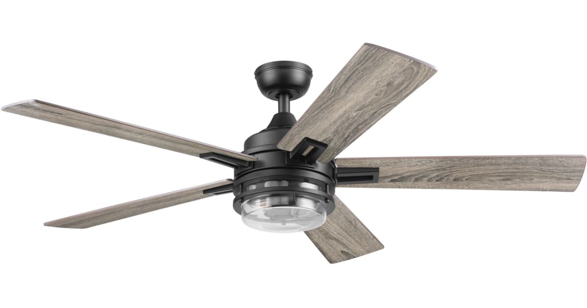 Honeywell Ceiling Fans 51989-36 Myers Park 52" 5 Blade Indoor LED ...