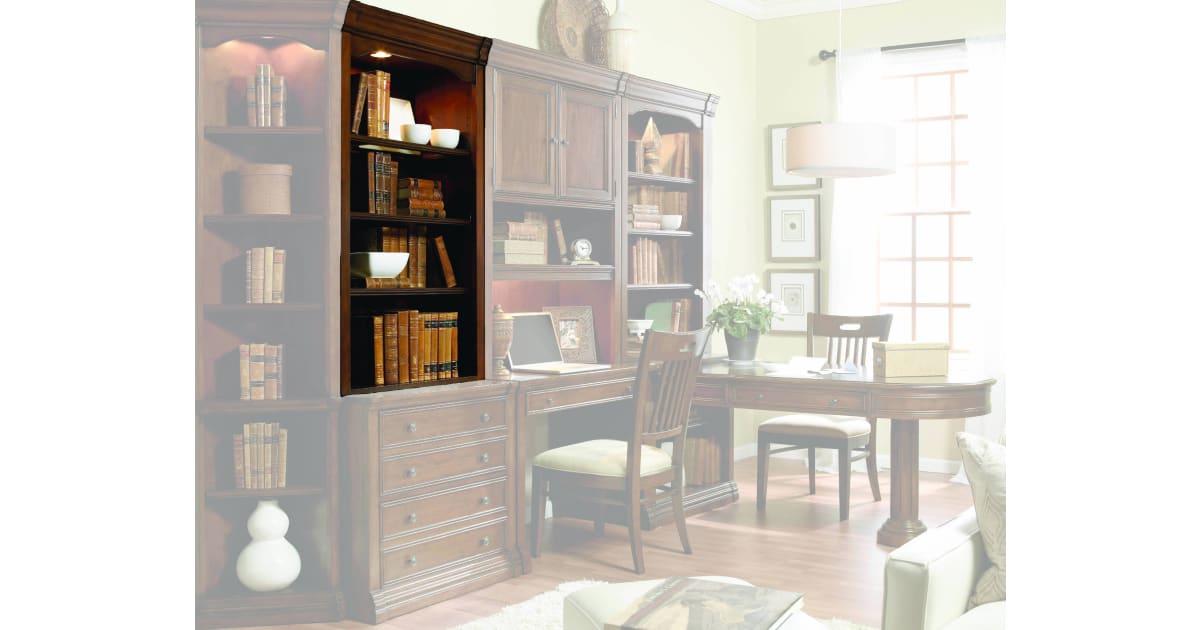 Hooker Furniture 258-70-417 32 Inch Wide Hardwood Shelving from the ...