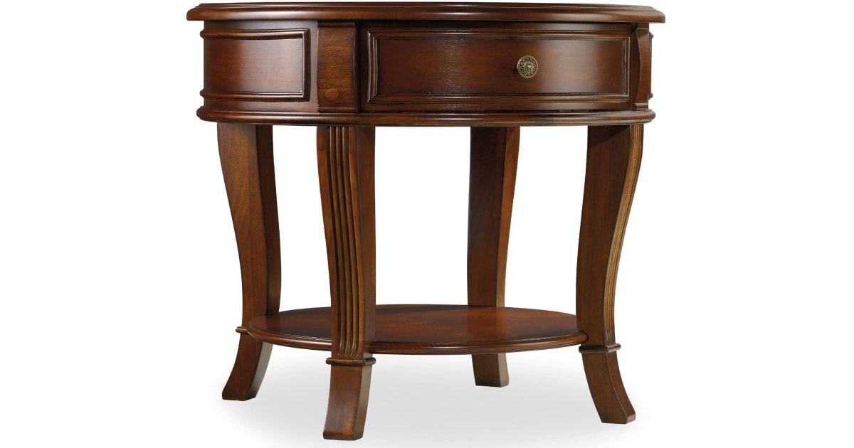 Hooker Furniture 281-80-116 Brookhaven 28" Round Living Room Lamp End ...