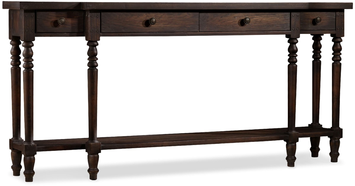 Hooker Furniture 5165-85003 72 Inch Long Hardwood Console Table from ...