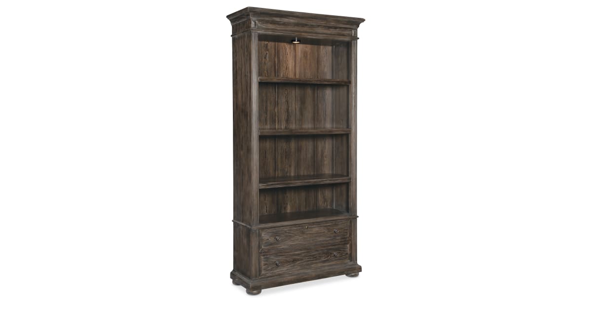 Hooker Furniture 5961-10545-89 Traditions 45" Wide Bookcase with Bottom ...