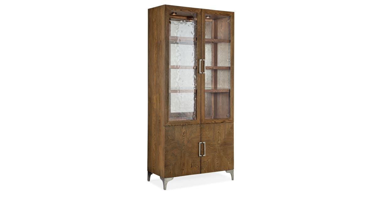 Hooker Furniture 6033-75906-85 Chapman 40" Wide Display Cabinet with ...