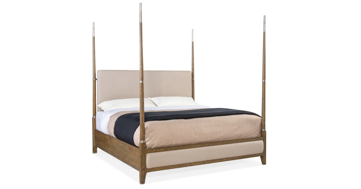 Hooker Furniture 6033-90466-85 Chapman King Poster Bed Frame | Ferguson ...