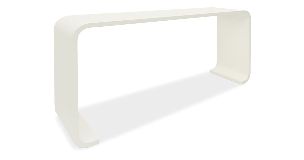 Hooker Furniture 6350-80261-03 14" Wide Raffia, Wood Console Table | Ferguson Home