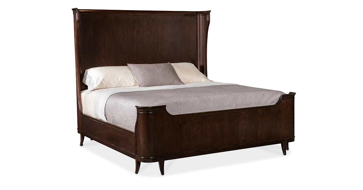 Hooker Furniture 6900-90266-89 Bella Donna King Cherry Panel Bed Frame ...