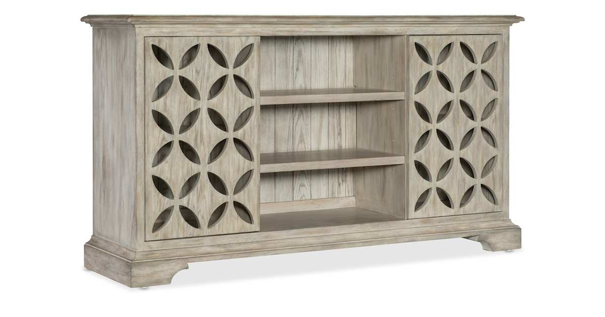 Hooker Furniture 7228-85111-95 Commerce and Market 68" Wide Oak Accent ...
