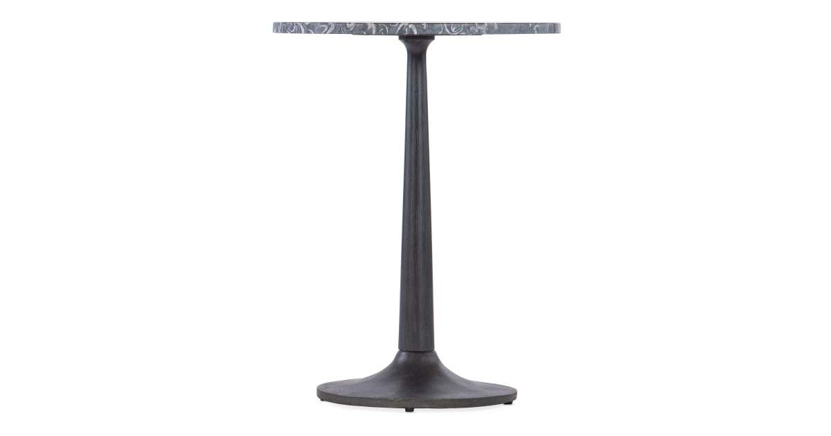 Hooker Furniture M17-50310-15 Estelle 18" Diameter Marble Top Metal ...