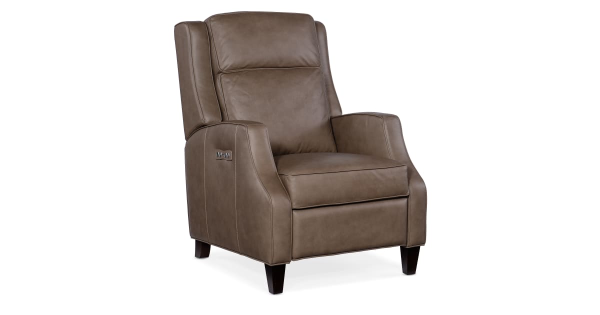 Hooker Furniture RC110-PH-094 RC 31" Wide Leather Power Recliner with ...