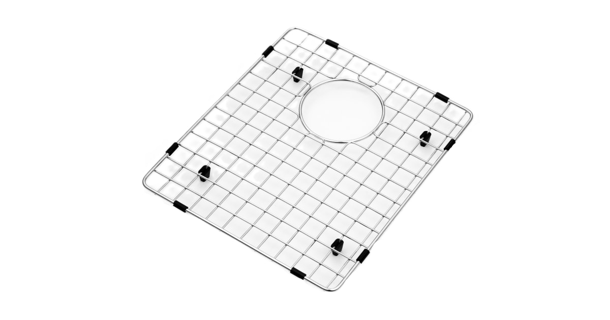 Houzer 629812 Bottom Grid 12-13/16" L x 14-3/4" W Stainless Steel Basin ...