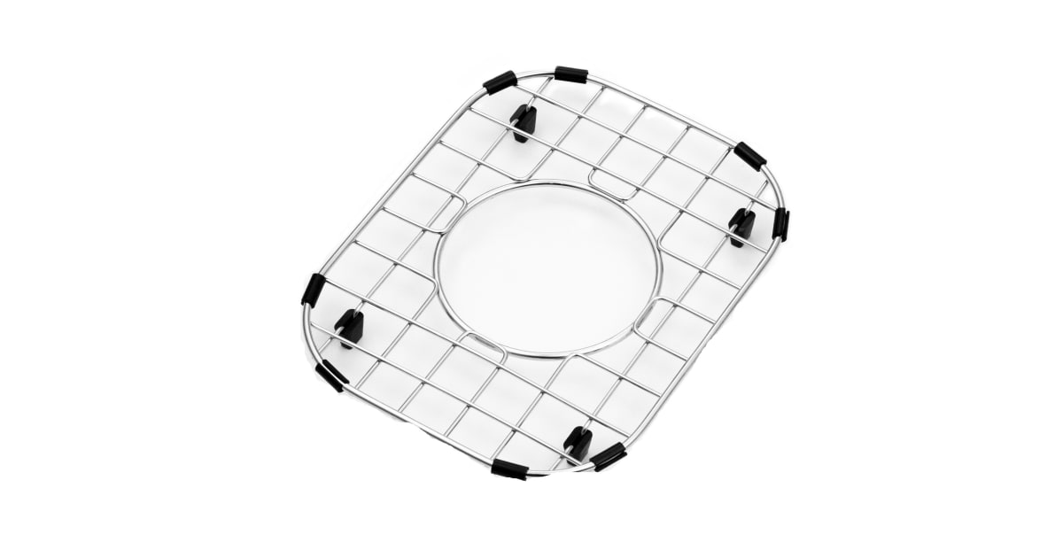 Houzer BG-1300 Bottom Grid 10-1/4" L x 8-3/4" W Stainless Steel Basin ...