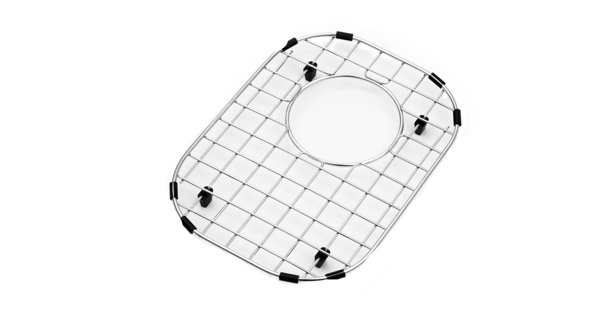 Houzer BG-1400 Bottom Grid 9-5/8" L x 13-1/8" W Stainless Steel Basin ...