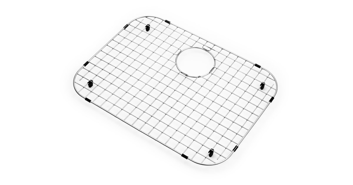 Houzer BG-2600 Bottom Grid 22-1/4" L x 16-1/2" W Stainless Steel Basin ...