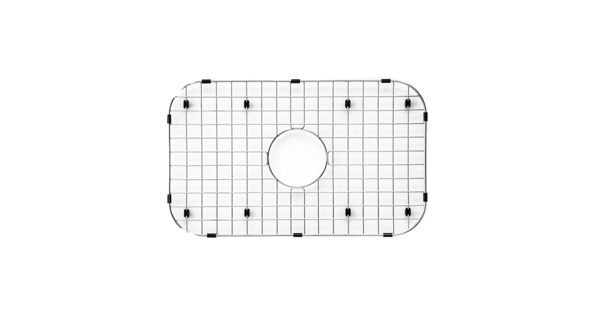 Houzer BG-2700 Bottom Grid 24-5/8" L x 15-3/4" W Stainless Steel Basin ...