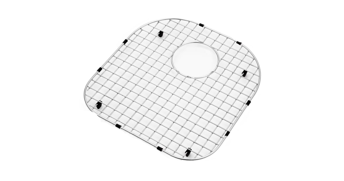 Houzer BG-3200 Bottom Grid 15-3/4" L x 16-1/2" W Stainless Steel Basin ...