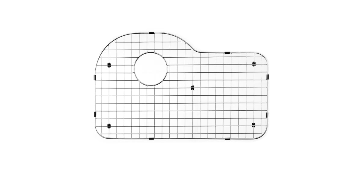 Houzer BG-3250 Bottom Grid 27" L x 16-1/2" W Stainless Steel Basin Rack ...