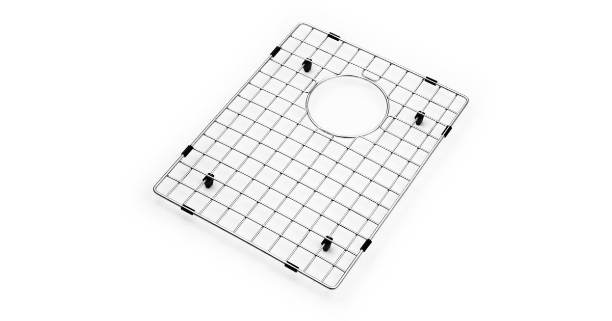 Houzer BG-3300 Bottom Grid 12-3/4" L x 16-1/2" W Stainless Steel Basin ...