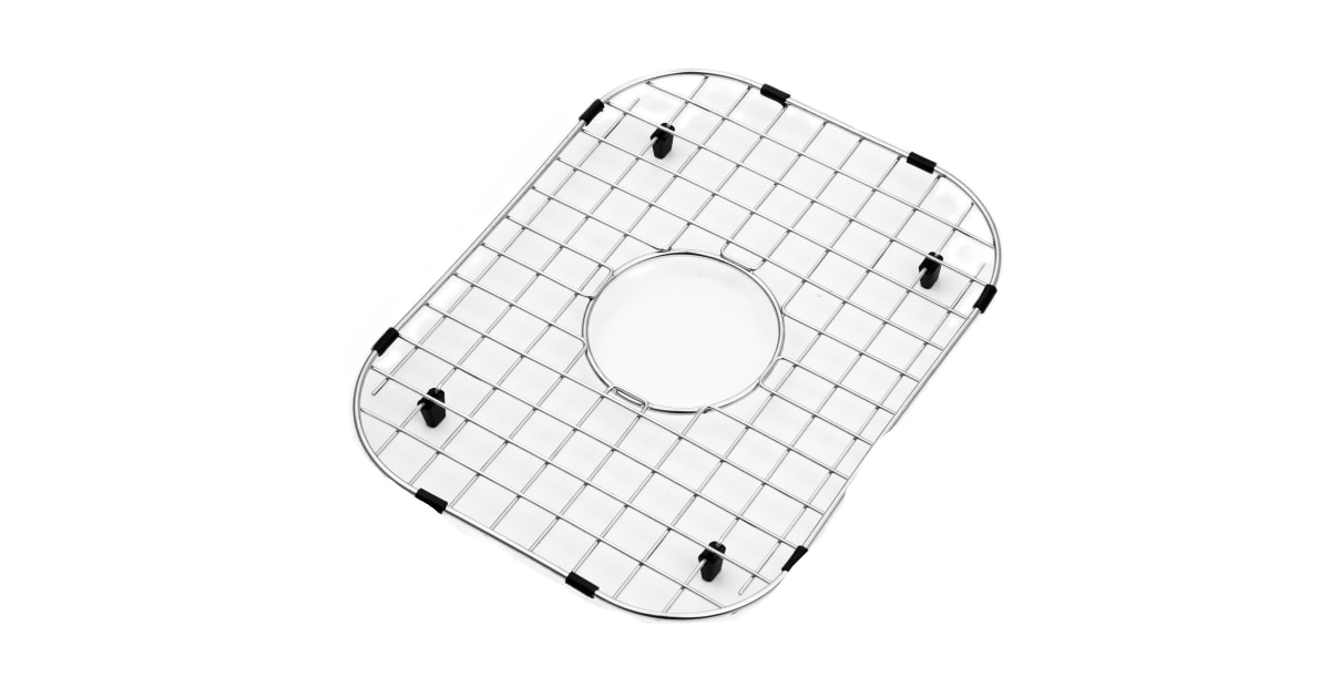 Houzer BG-3400 Bottom Grid 12" L x 15-3/4" W Stainless Steel Basin Rack ...