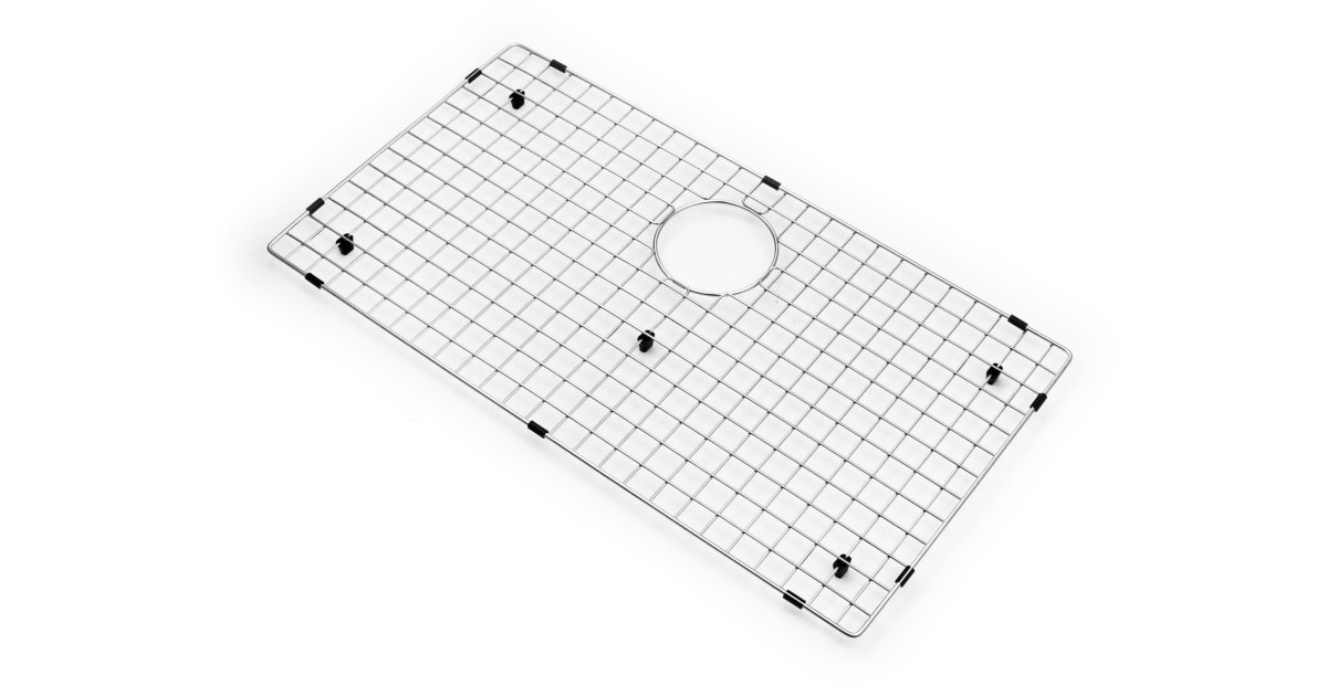 Houzer BG-3700 Bottom Grid 30-1/4" L x 16-1/2" W Stainless Steel Basin ...