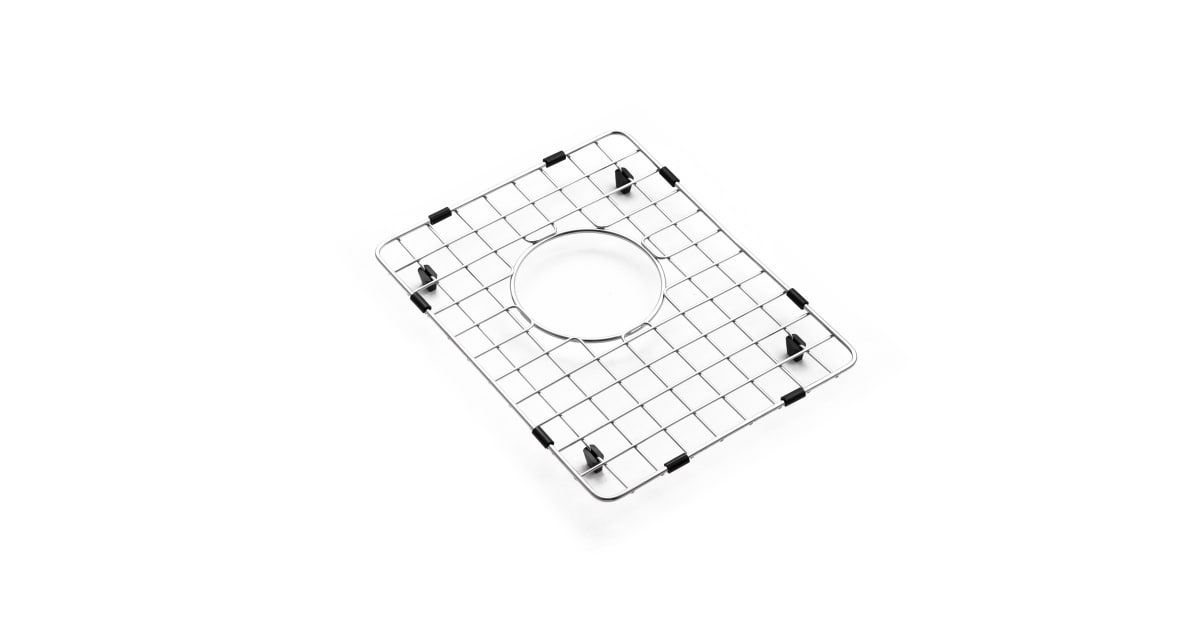 Houzer BG-4740 Bottom Grid 10-9/16" L x 13-3/4" W Stainless Steel Basin ...