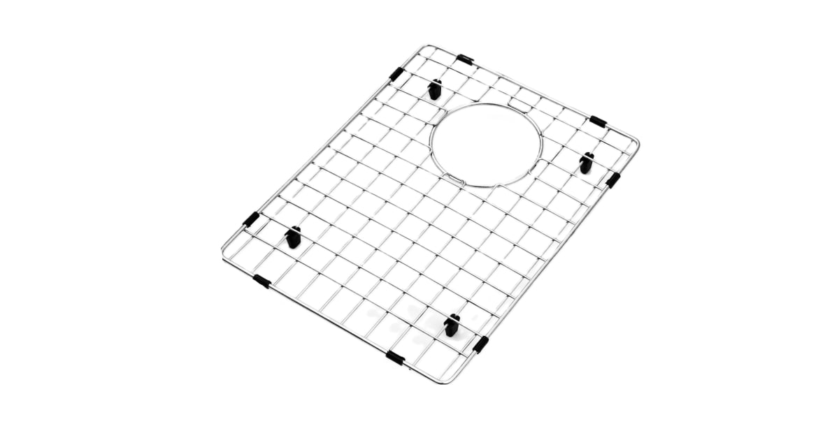 Houzer BG-4800 Bottom Grid 11-3/4" L x 15-1/2" W Stainless Steel Basin ...