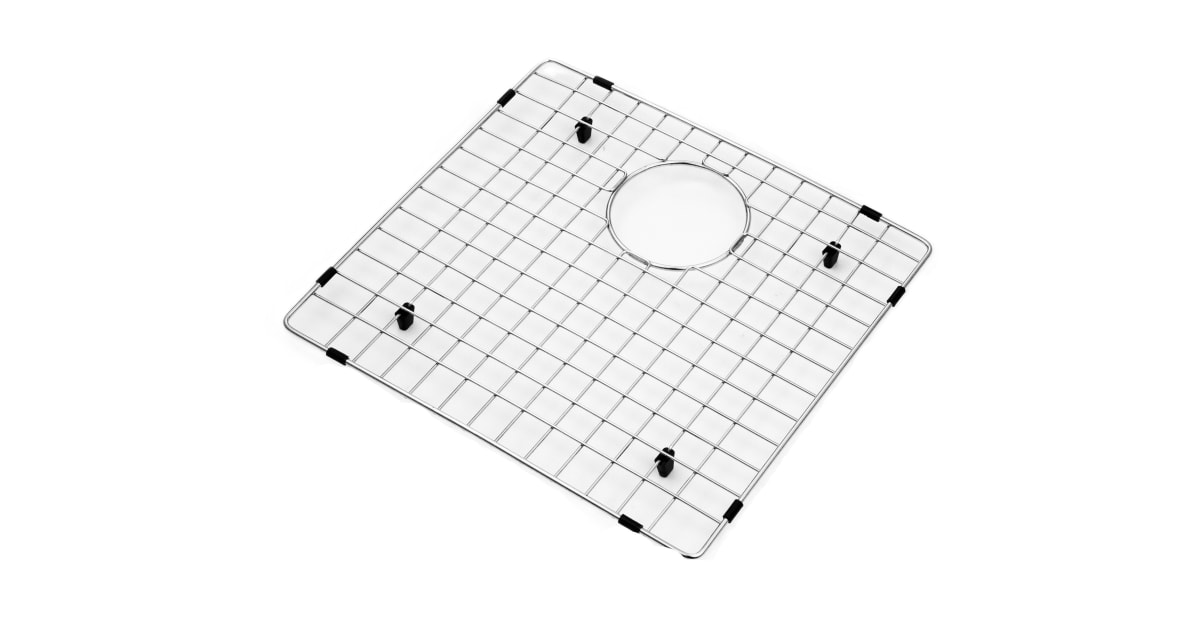 Houzer BG-4850 Bottom Grid 16-3/4" L x 15-3/4" W Stainless Steel Basin ...