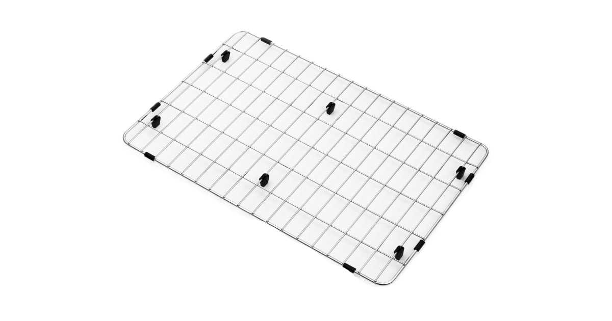 Houzer BG-4902 Bottom Grid 21-1/4" L x 13-1/4" W Stainless Steel Basin ...