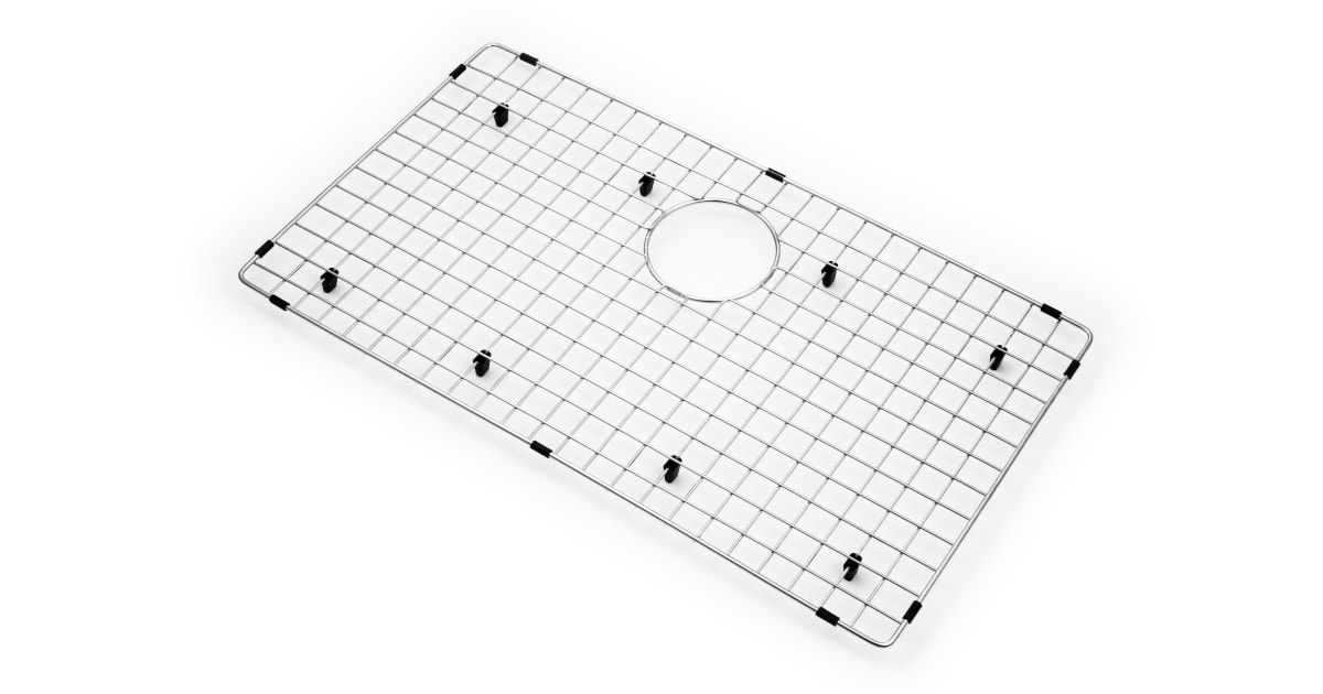 Houzer BG-5350 Bottom Grid 27-1/2" L x 15-1/2" W Stainless Steel Basin ...