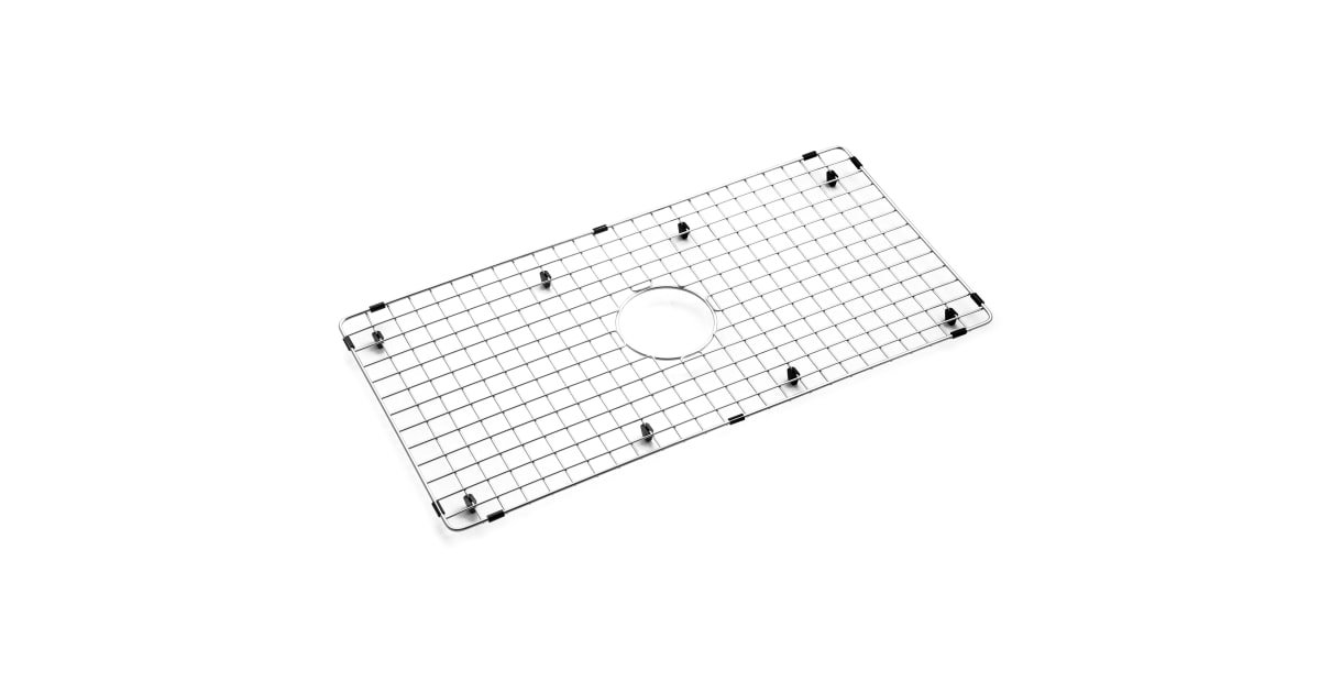 Houzer BG-7218 Bottom Grid 30-3/4" L x 15-1/2" W Stainless Steel Basin ...