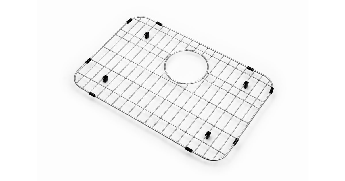 Houzer BG-7400 Bottom Grid 20-3/8" L x 13-5/8" W Stainless Steel Basin ...