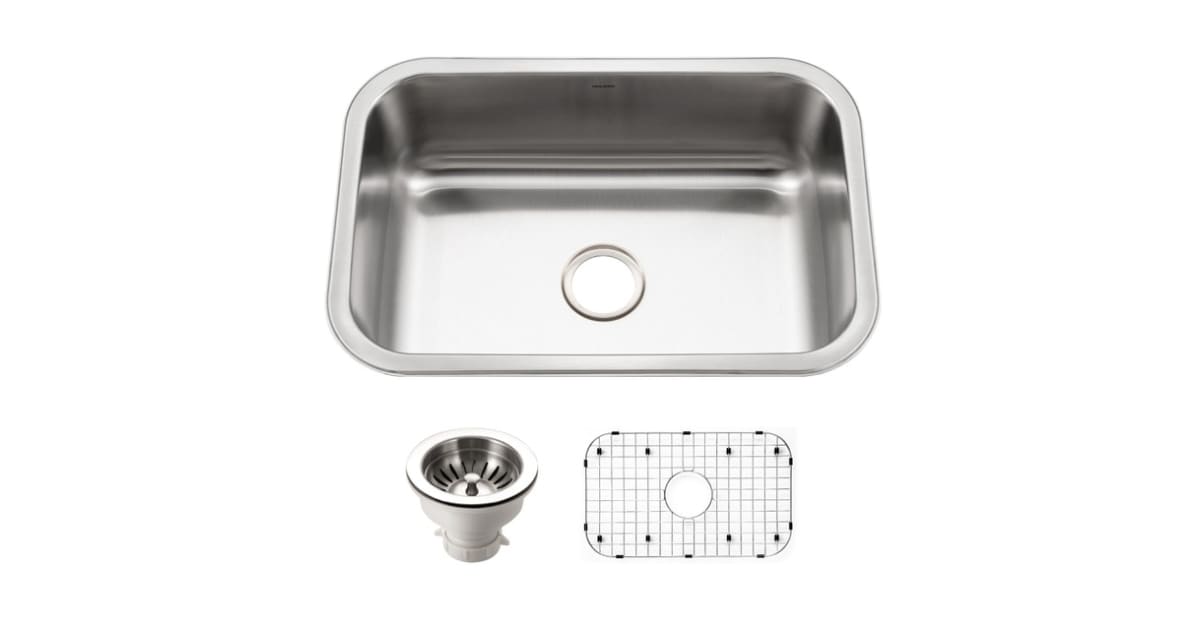 Houzer BSS-2700 Belleo 26-1/2" Drop In Single Basin Stainless Steel ...