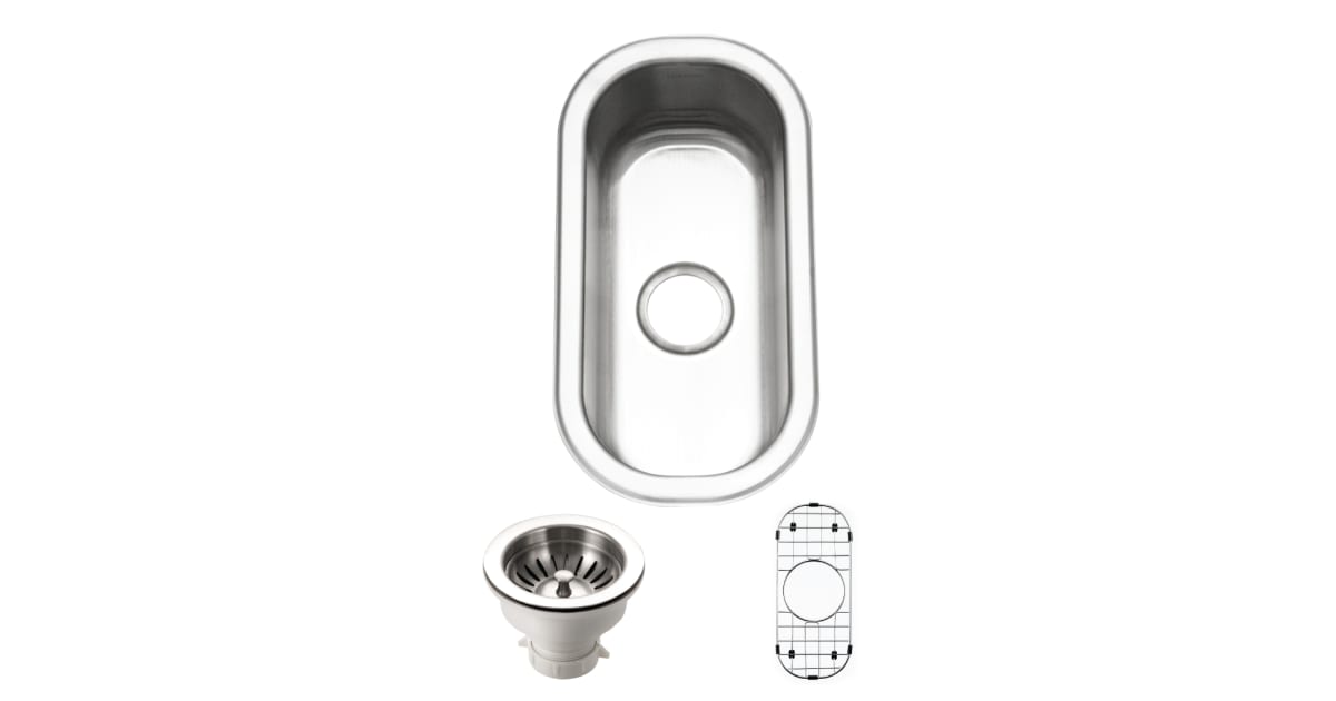 Houzer CS-1105-C Club 9-5/16" Undermount Single Basin Stainless Steel ...
