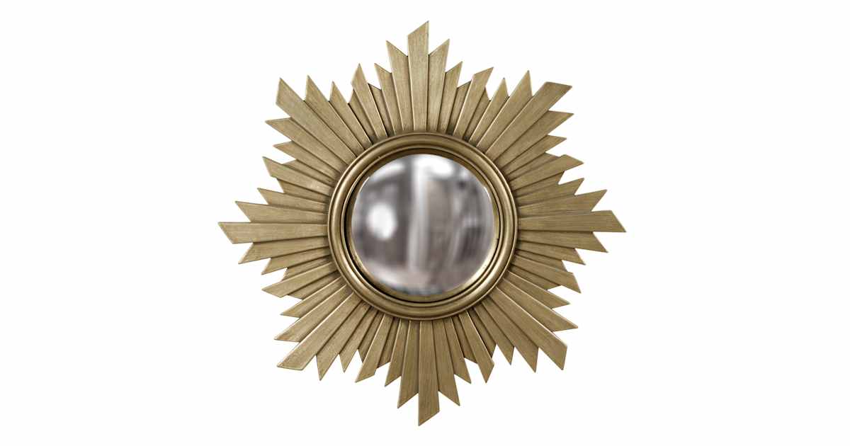 Howard Elliott 51268 Insight 21" Diameter Circular Framed Accent Mirror ...
