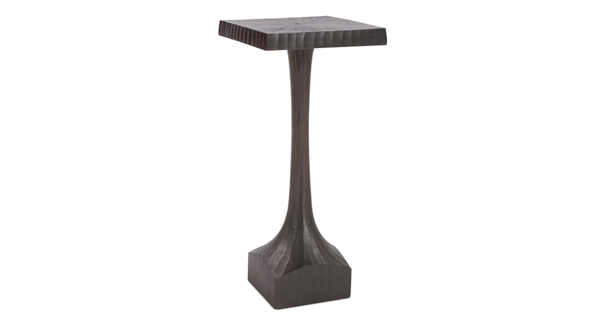 Howard Elliott Heif61457grph 9 Pedestal Aluminum Accent Table