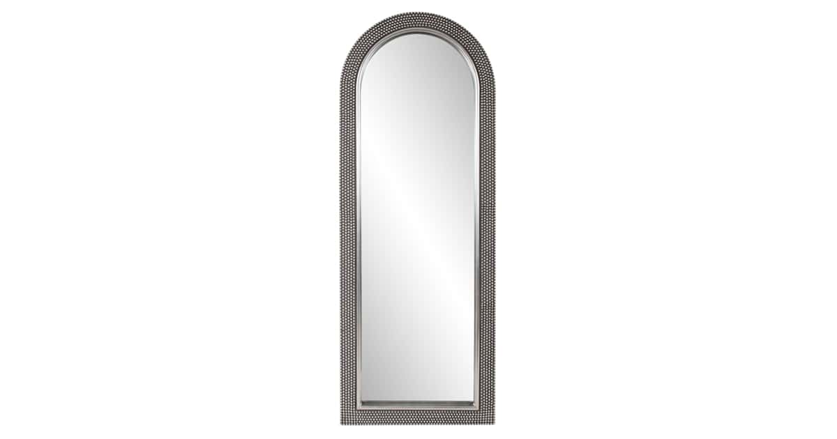 Howard Elliott HEMIR95587SMG 80" x 30" Arched Polyurethane Framed ...