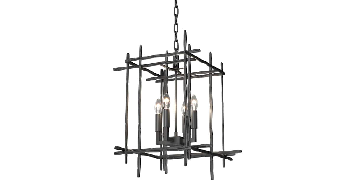 Hubbardton Forge 101315-1003 Tura 4 Light 17" Wide Taper Candle Style ...