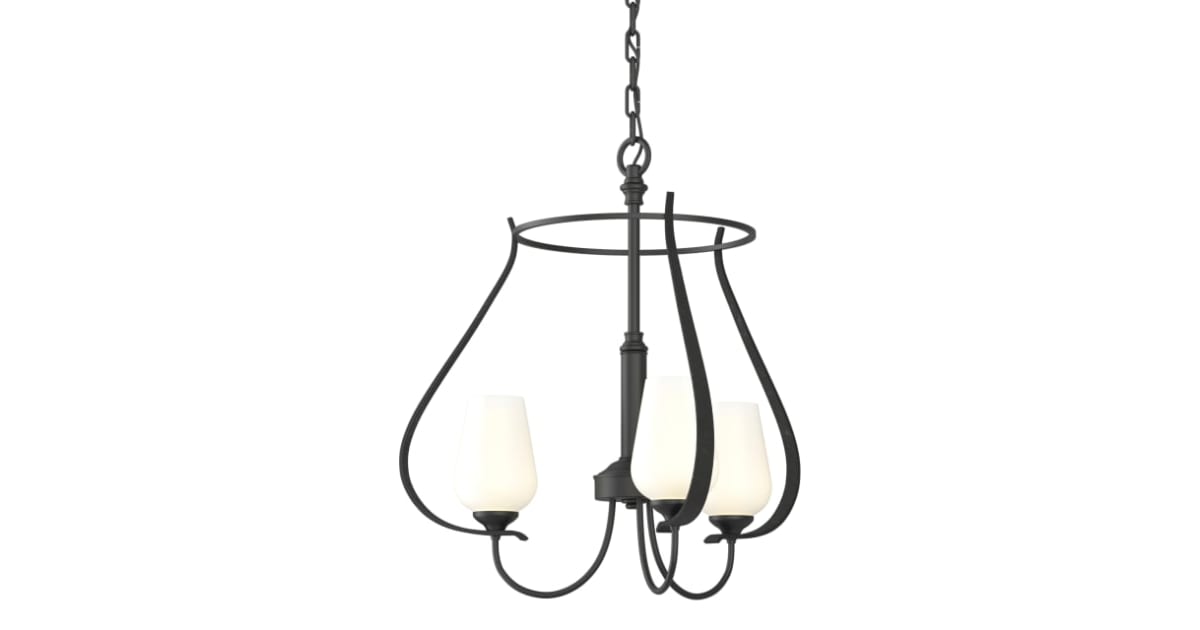 Hubbardton Forge 103047-1016 Flora 3 Light 20" Wide Chandelier ...