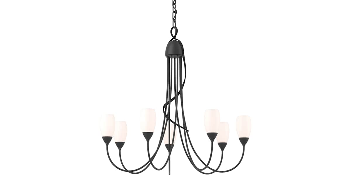 Hubbardton Forge 103049-1012 Flora 7 Light 25" Wide Chandelier ...