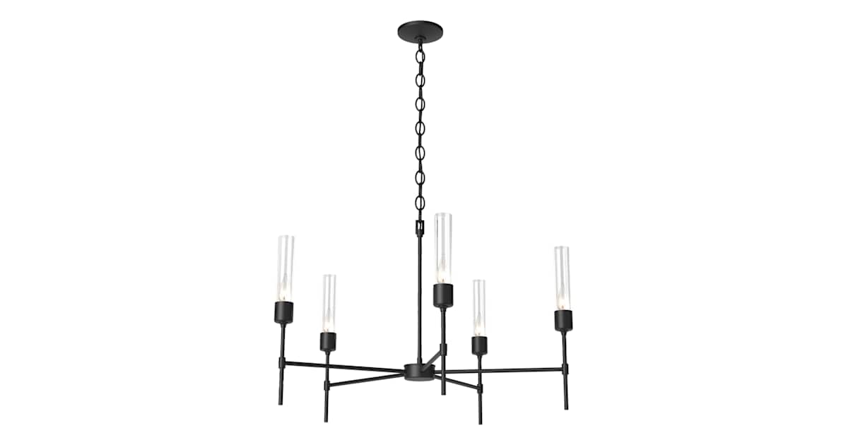 Hubbardton Forge 105045-1004 Vela 5 Light 30" Wide Pillar Candle Style ...